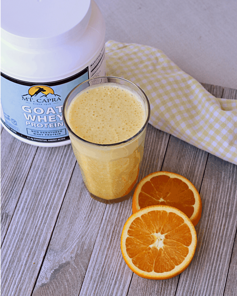 Orange Creamsicle Smoothie – Mt. Capra