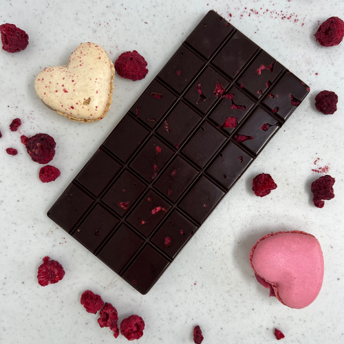 Raspberry Dark Chocolate Bar – Mt. Capra